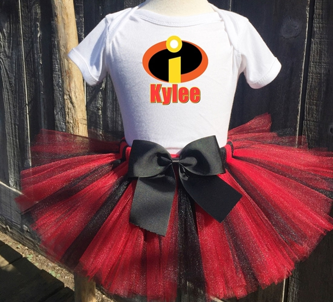 The Incredibles Personalized Birthday Outfit – Girly Girl Tutus
